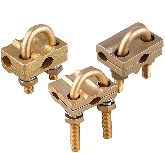 Type GUV Rod to Cable Clamp, Copper material, Good electric conduction