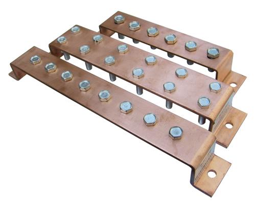 Copper Ground Busbar Terminal, copper busbar, electric busbar system